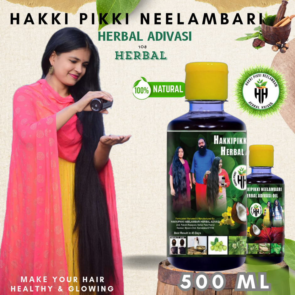 HAKKI PIKKI ADIVASI HERBAL HAIR OIL